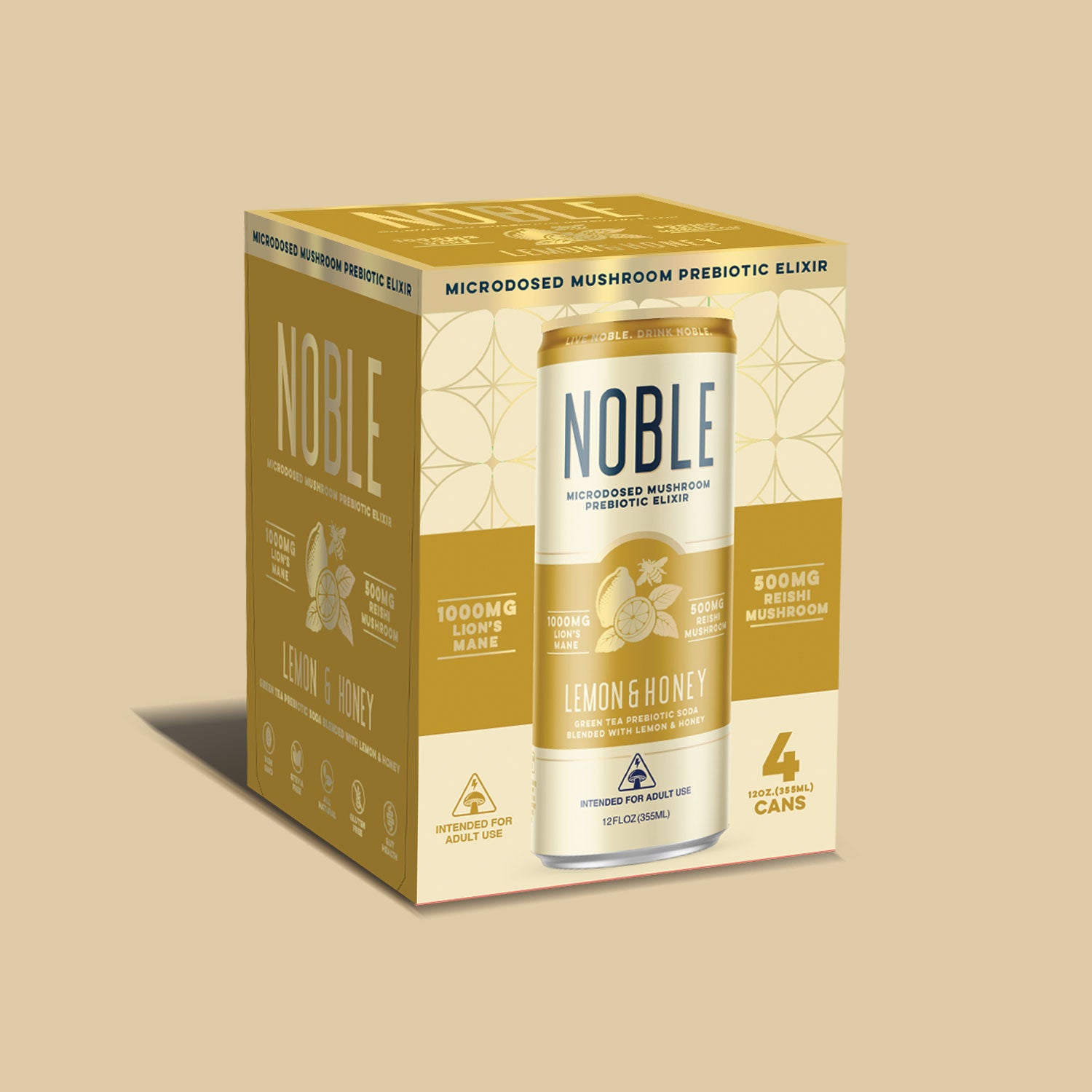 LEMON & HONEY: Lion's Mane & Reishi Mushroom – NOBLE